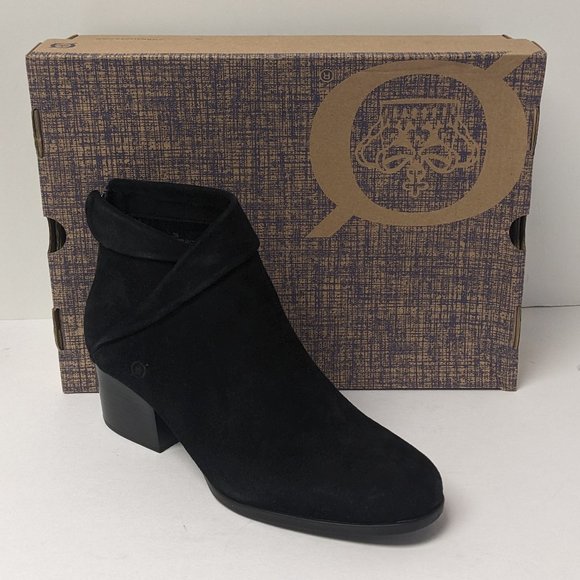 Born | Shoes | Born Abbe Ankle Boots Black Suede Womens M | Poshmark
